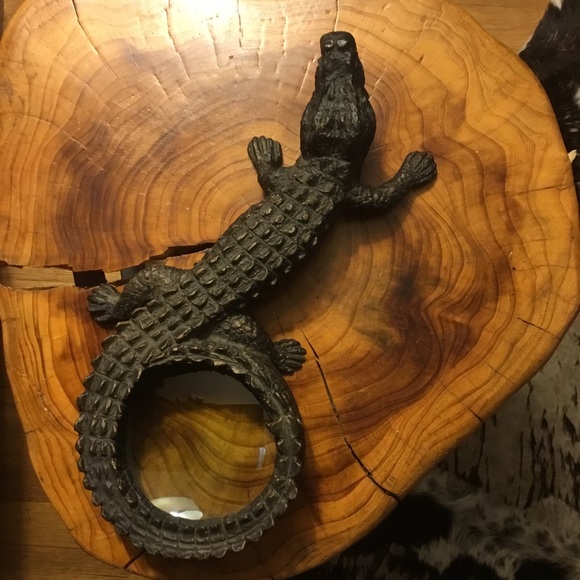 Other | Crocodile Or Alligator Large Heavy Magnifying Glass | Poshmark